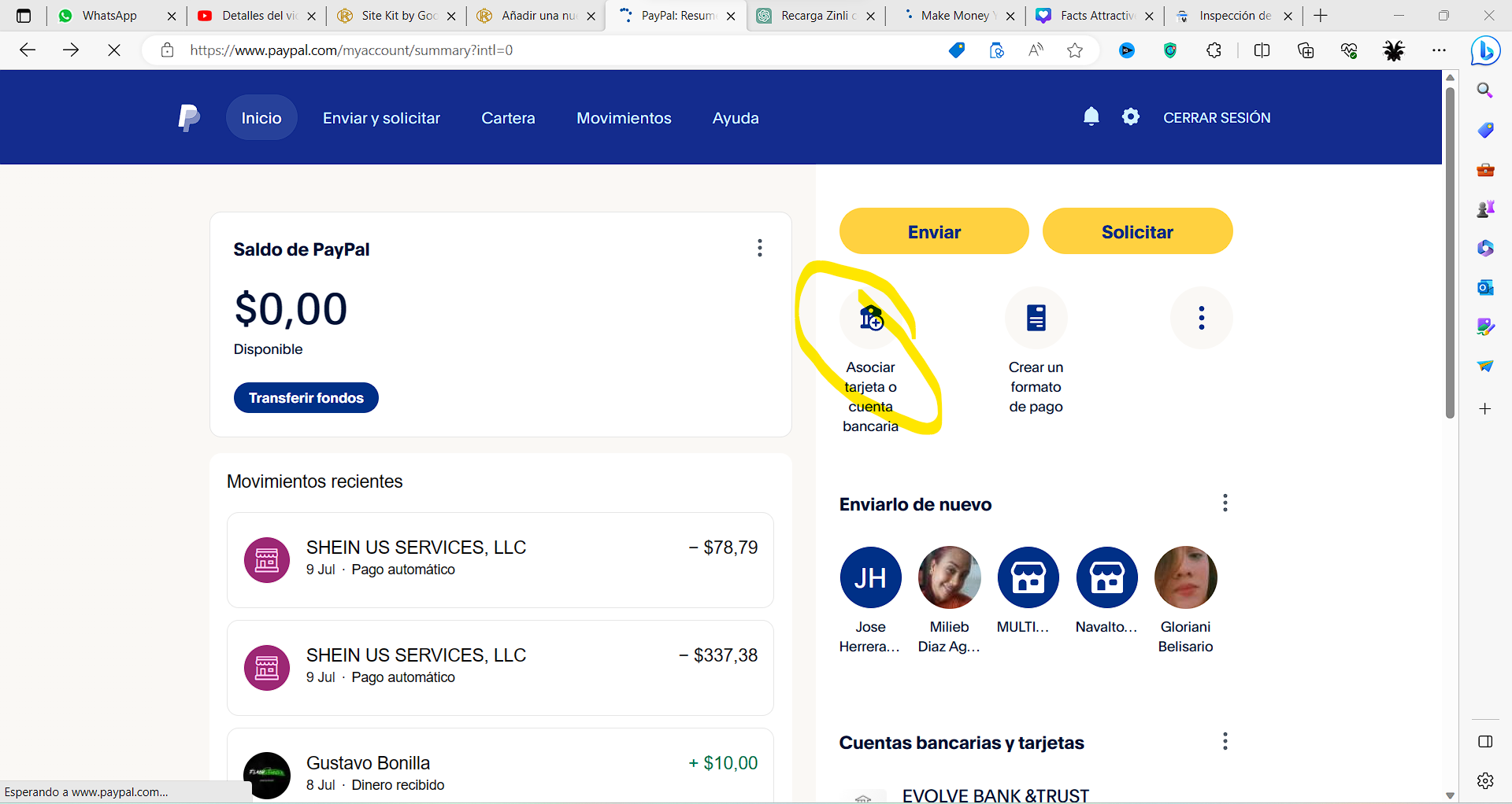 👉 Como Enviar dinero y asociar Tu cuenta Zinli a PayPal